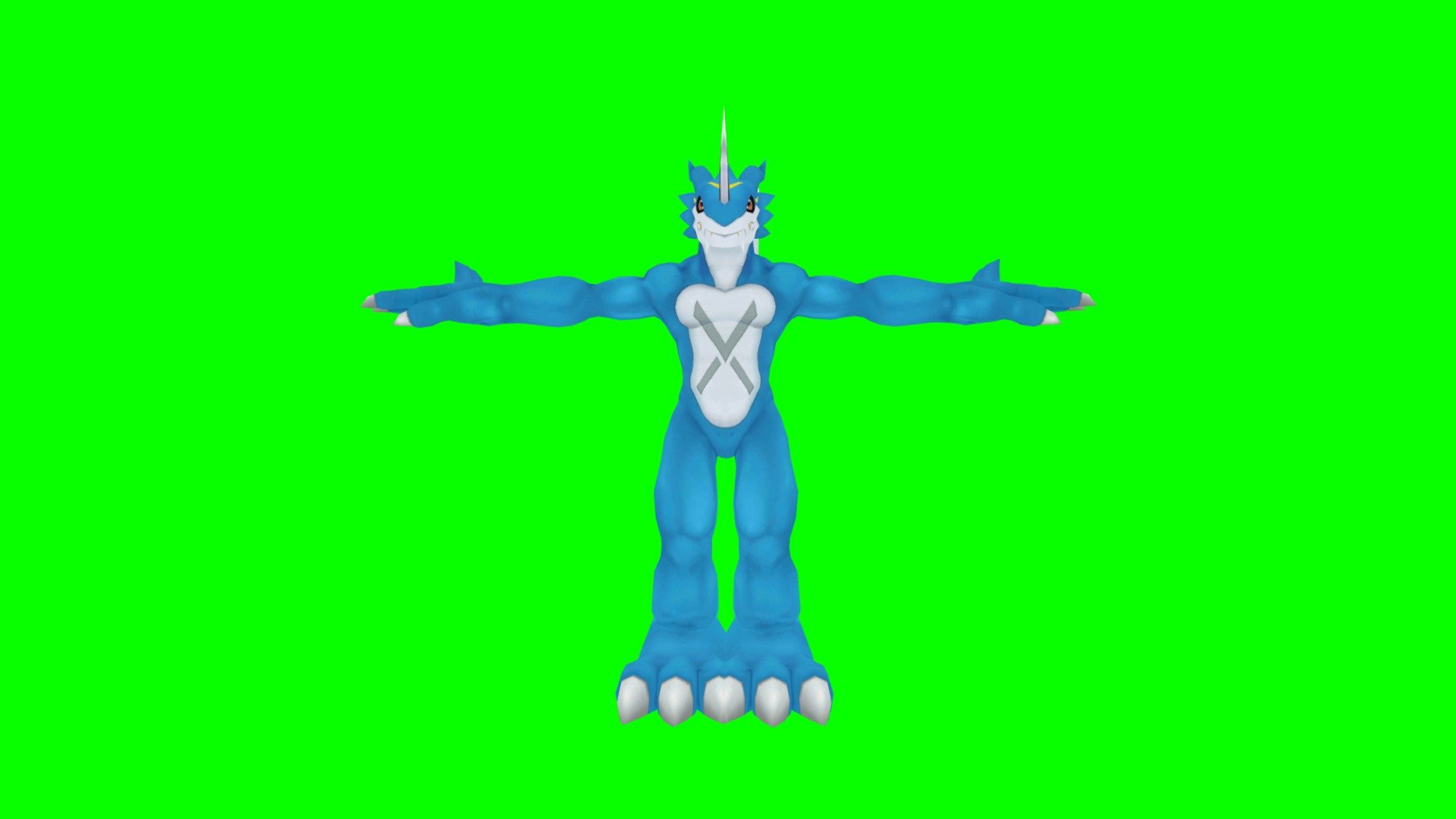 Digimon Linkz - Ex Veemon - 3D model by akennedy007 [4570d9d] - Sketchfab