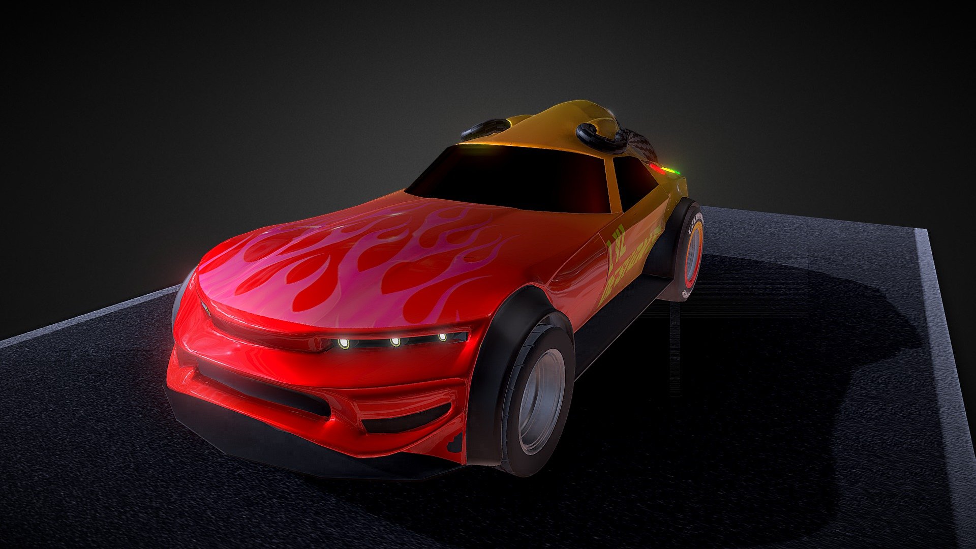 Jet Car - 3D model by L4L (@Land4land) [4571a5f] - Sketchfab
