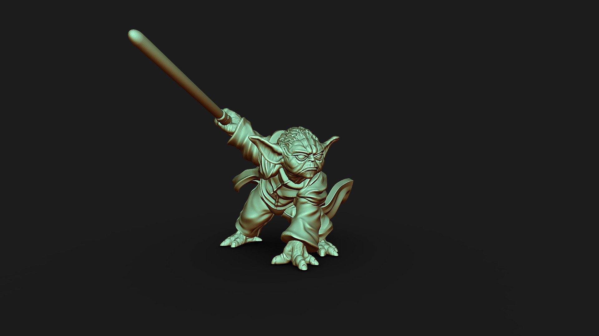 Master Yoda - 3D model by Marco R. Sassi (@sassi.marco90) [4573eb2 ...