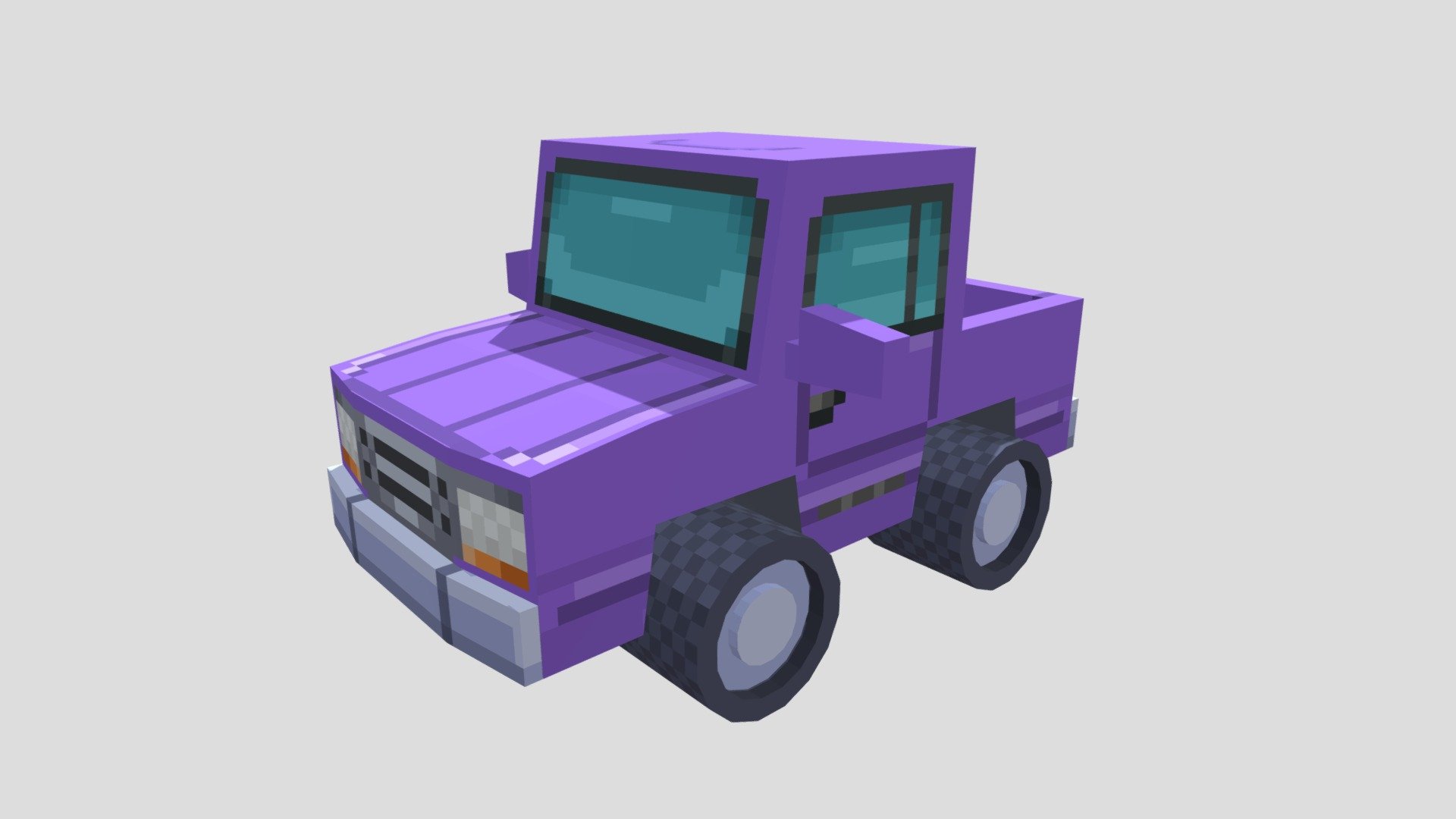 Low poly Pickup - 3D model by PixelCarvel [4575248] - Sketchfab