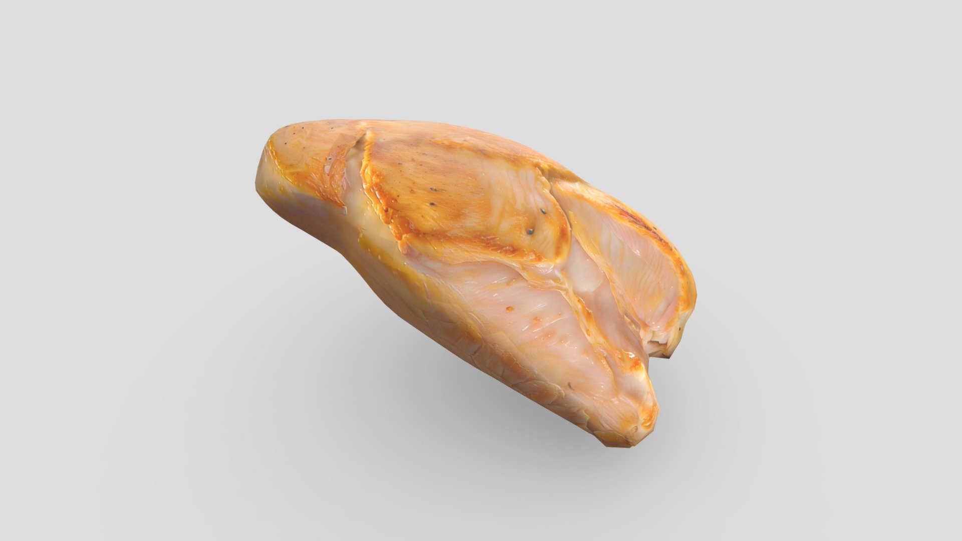 CC0 - Cooked Chicken Breast - Download Free 3D model by plaggy [45767fd ...