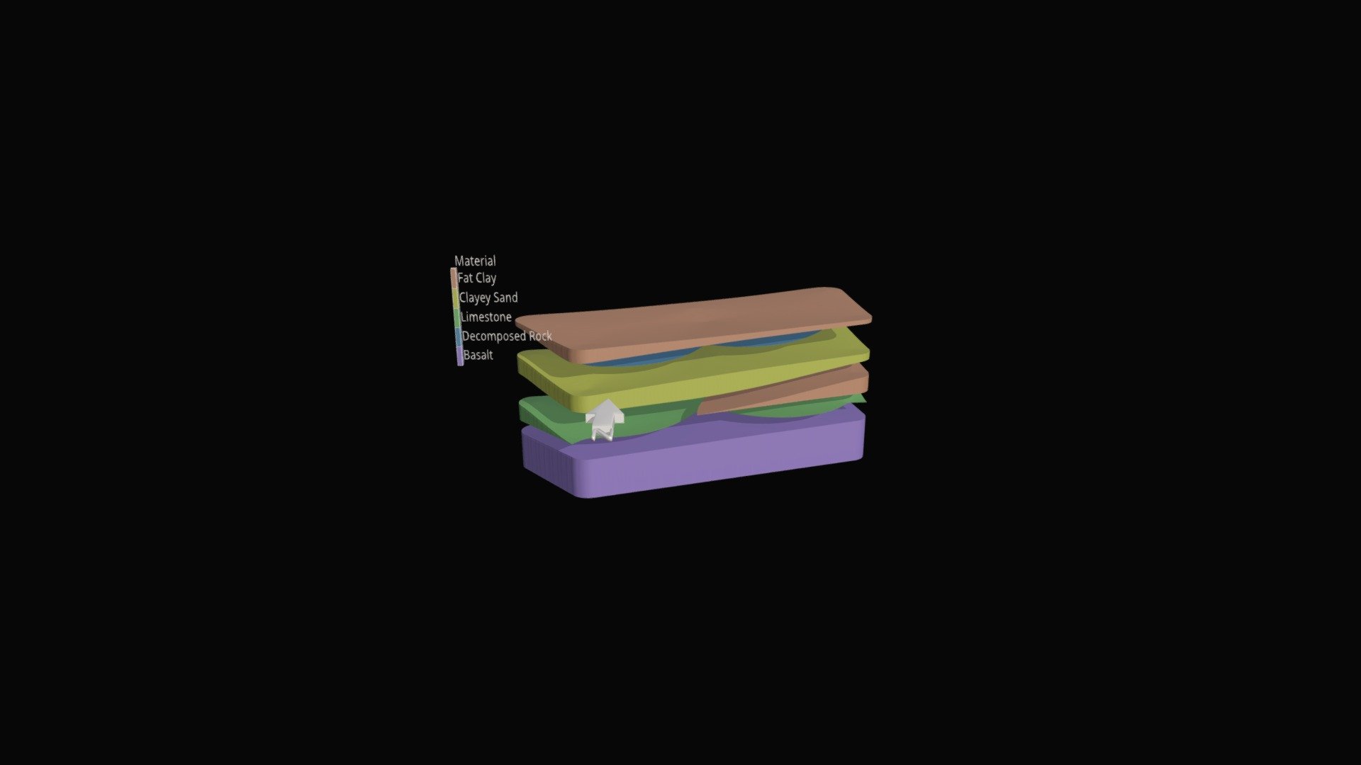 24-340 Vulcan Retaining Wall- Geology - 3D model by Bryant Consultants ...