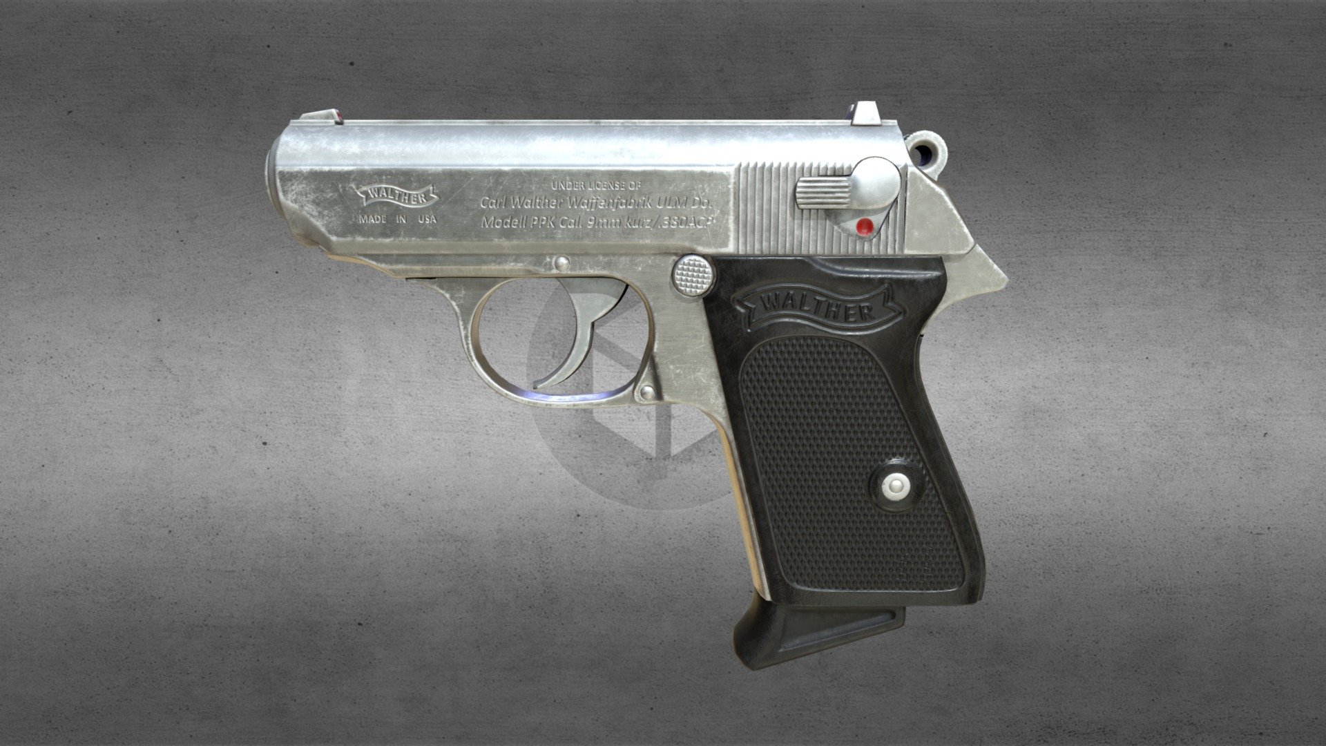 Interarms Walther PPK - 3D model by davidlindh [457ae82] - Sketchfab