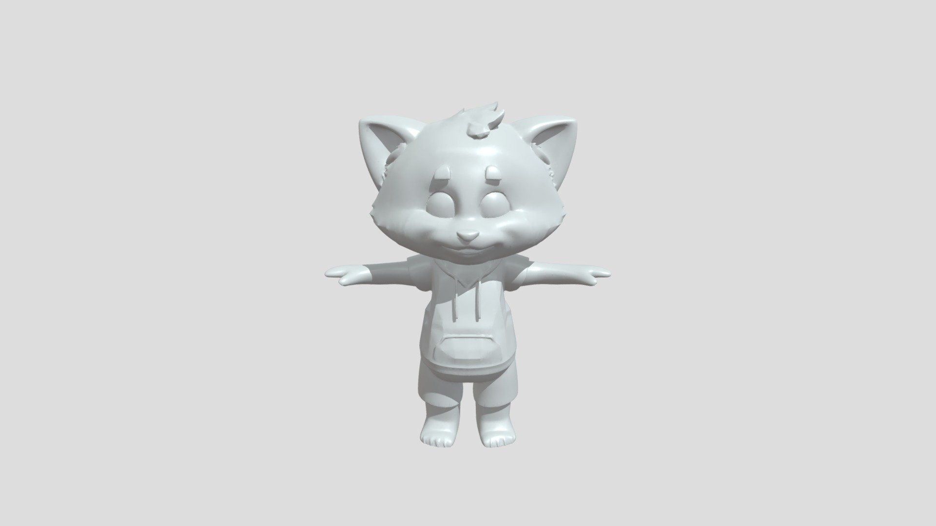 anthropomorphic red panda - 3D model by nguyenphuong91296 [457c2c3 ...