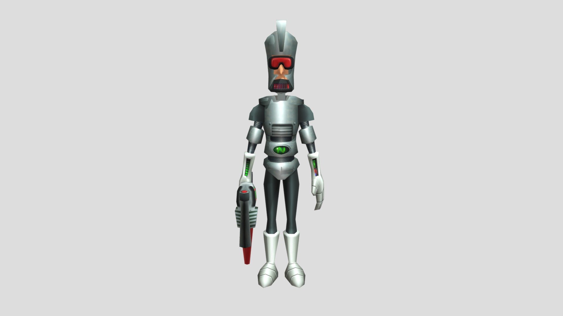 Cyborg Lab Assistant (Crash TWoC) - Download Free 3D model by ...