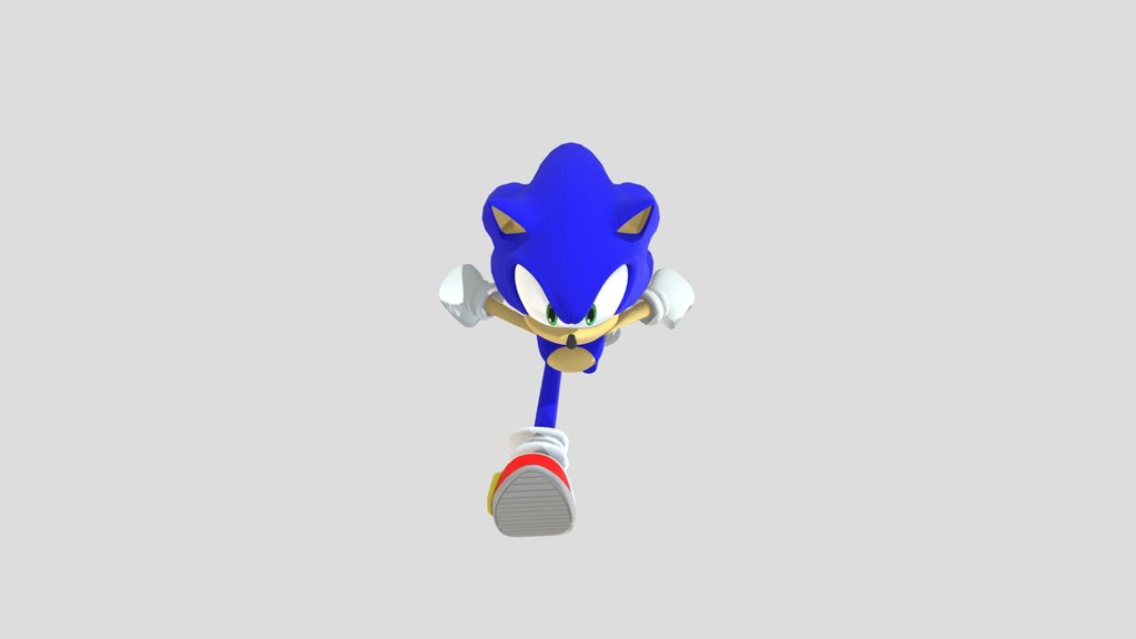 Sonic the hedgehog - A 3D model collection by Nicholasthedemonwolf3r ...
