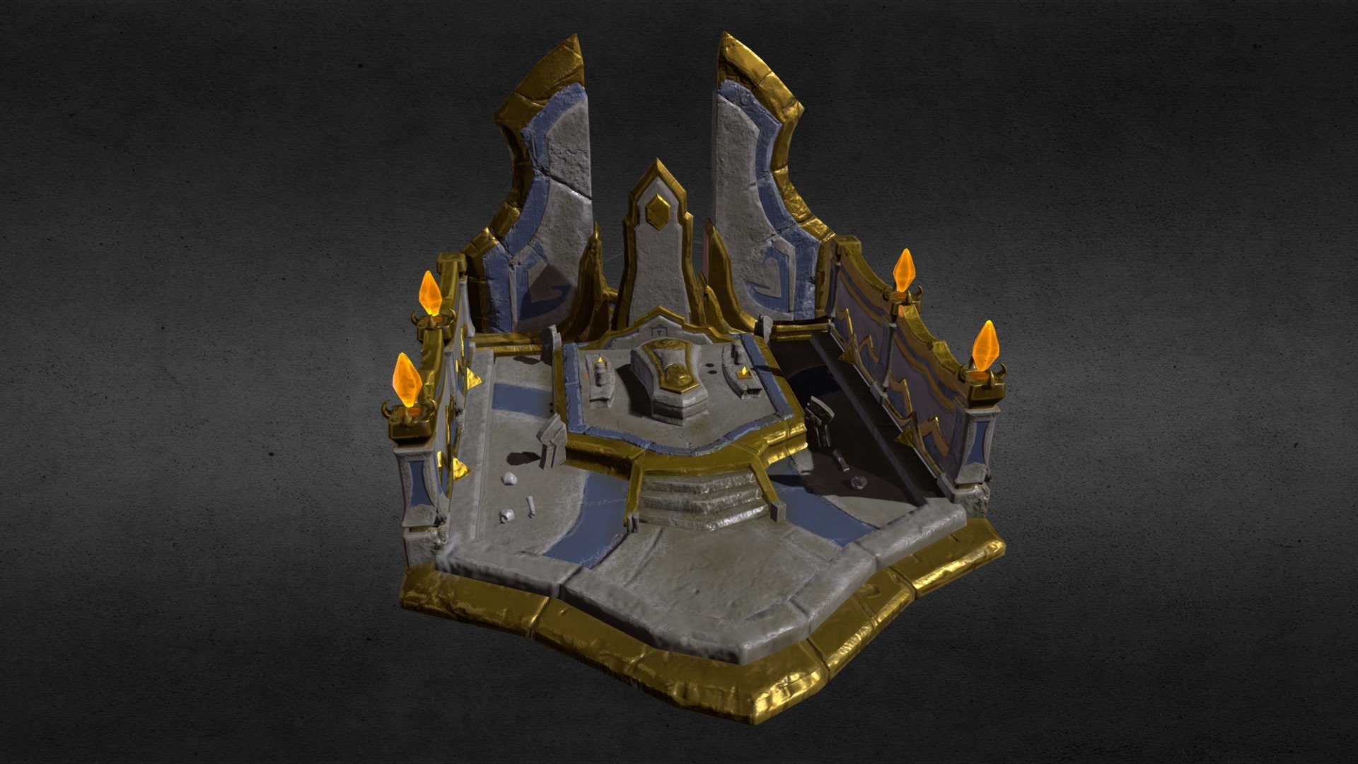 Tomb - 3D model by Joshua Wright (@JoshuaWrightArt) [457e0fc] - Sketchfab