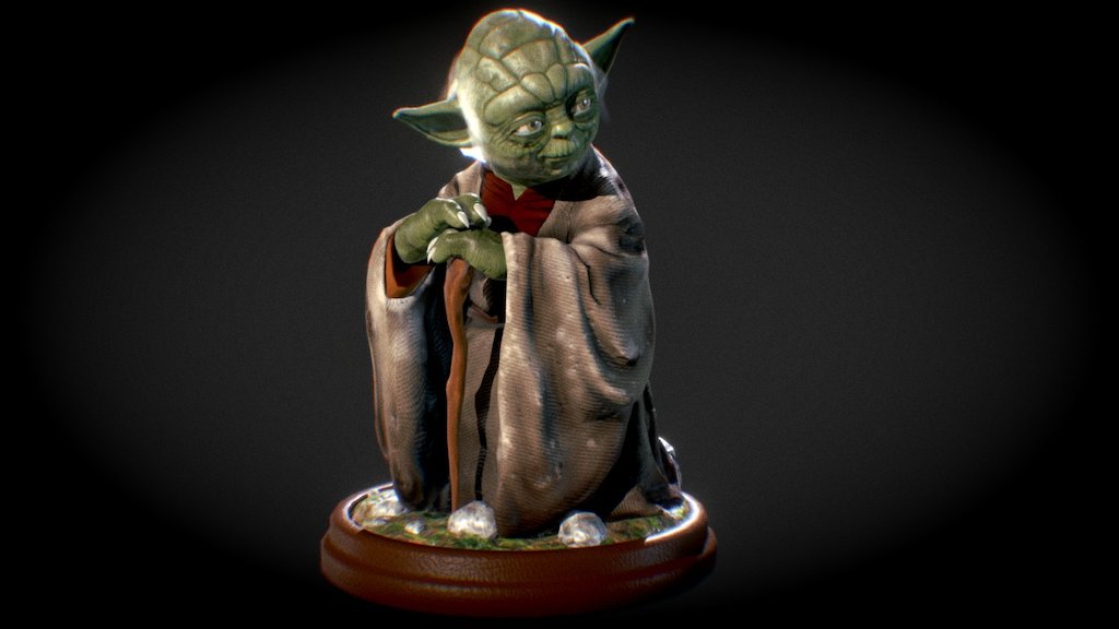 Yoda - 3D model by OzzMeza (@ozzlennon) [457f198] - Sketchfab