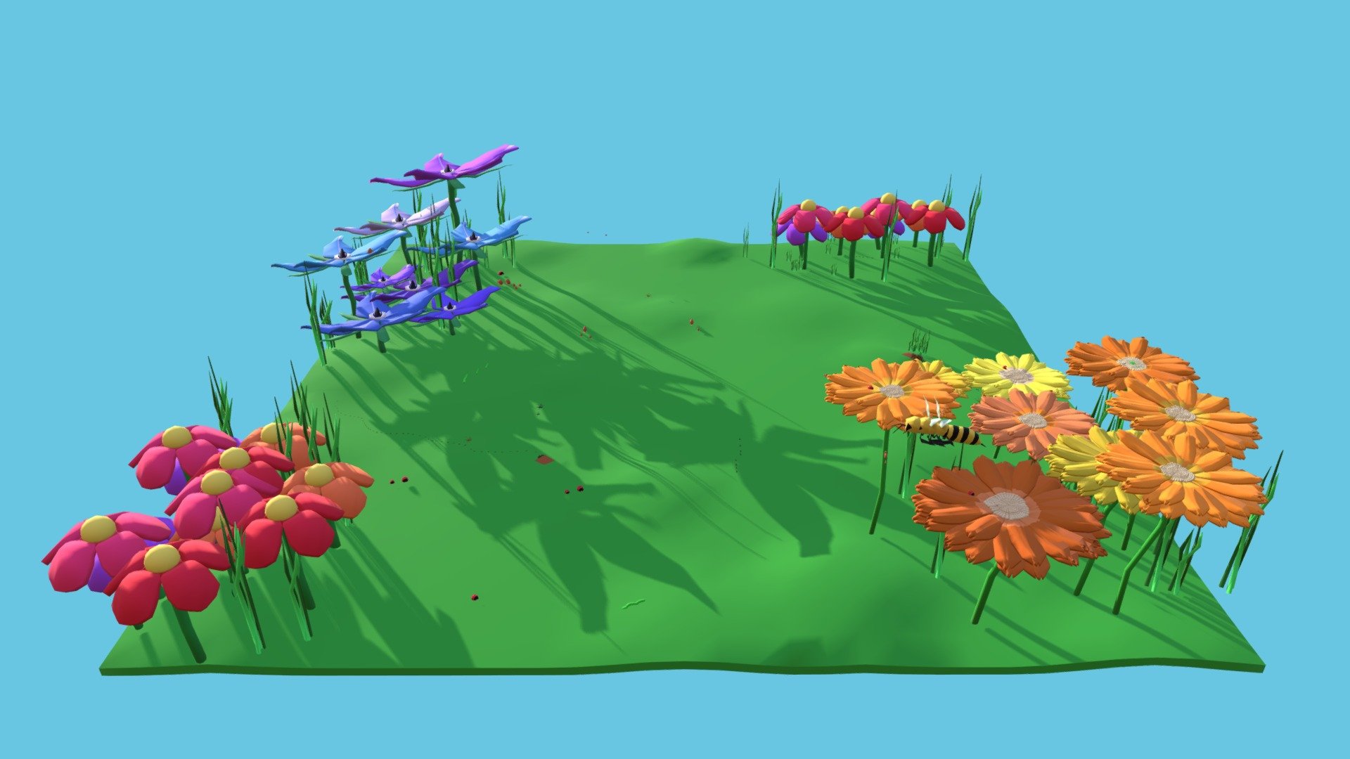 Prato animato - 3D model by lorena.ragusa (@lorena.) [457fe3c] - Sketchfab