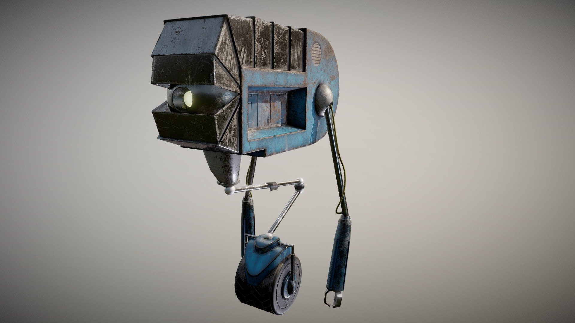 Rusty Robot - 3D model by soujagah [45811d7] - Sketchfab