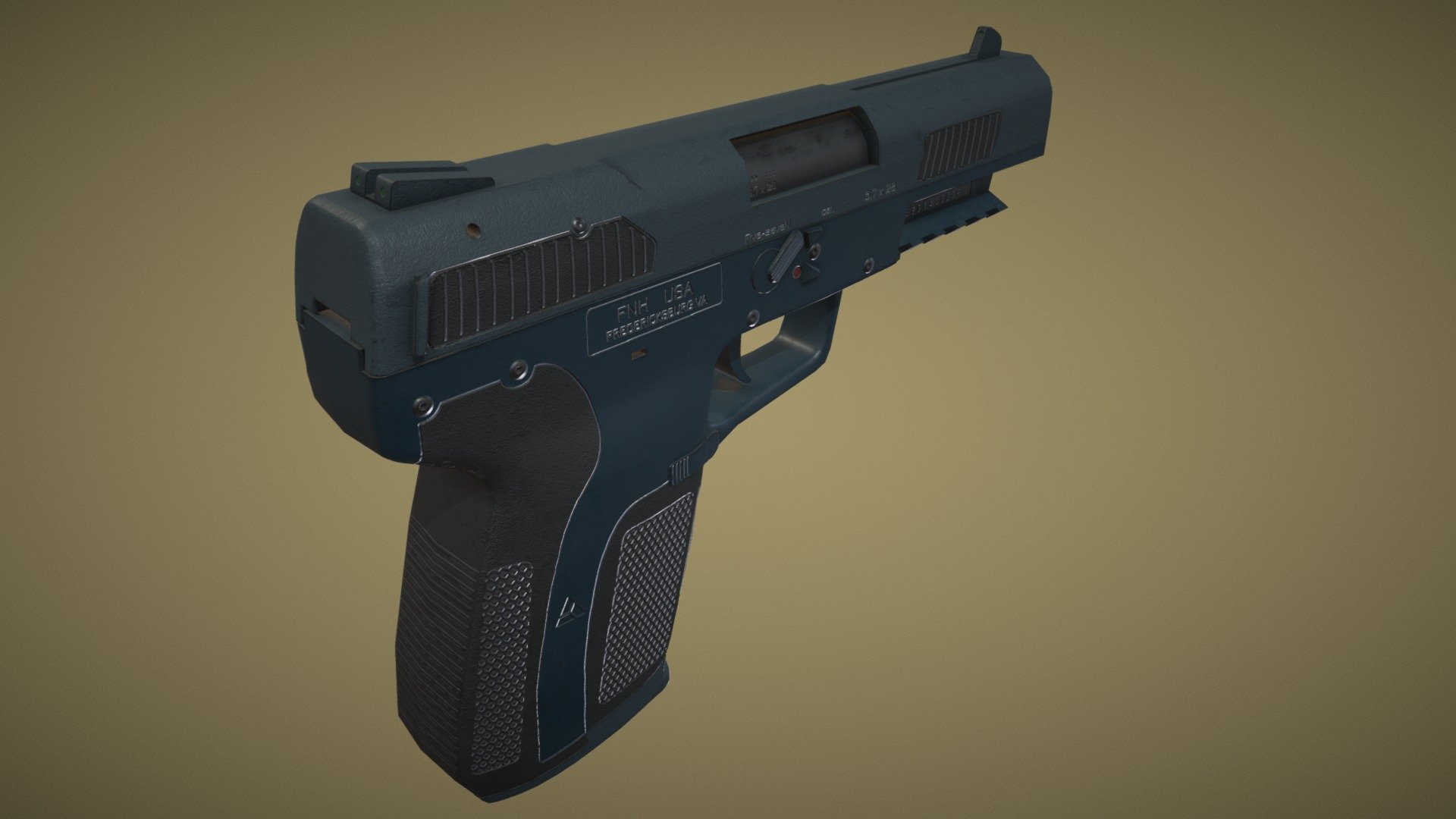 FN Five-seveN - Download Free 3D model by simon_fischer [4583bf3 ...