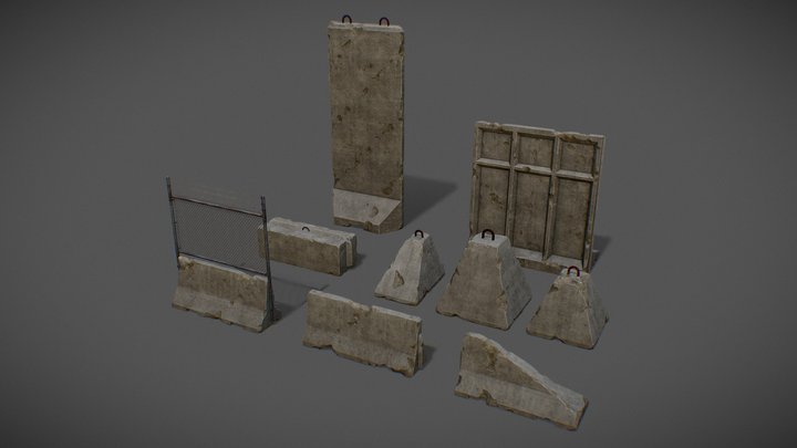 Barricade 3D models - Sketchfab