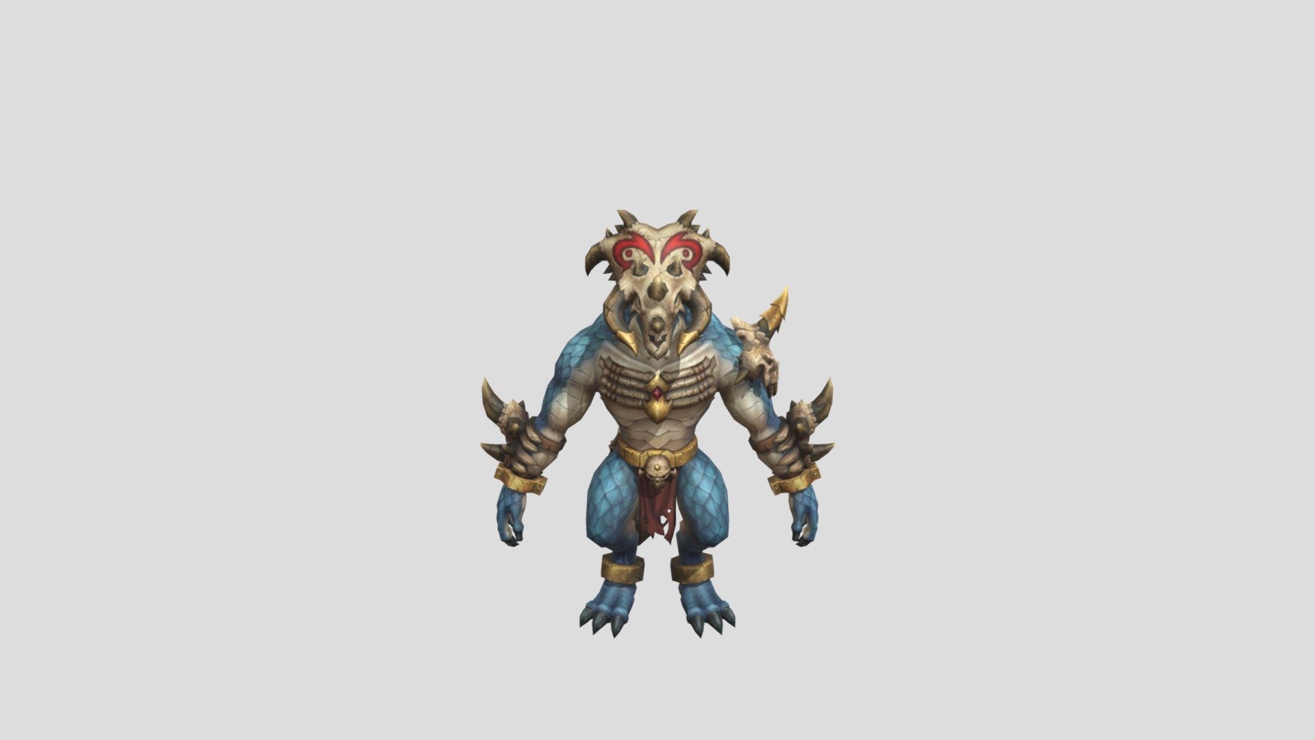 Raid_Lizardman_Garrow King's raid - Download Free 3D model by ...