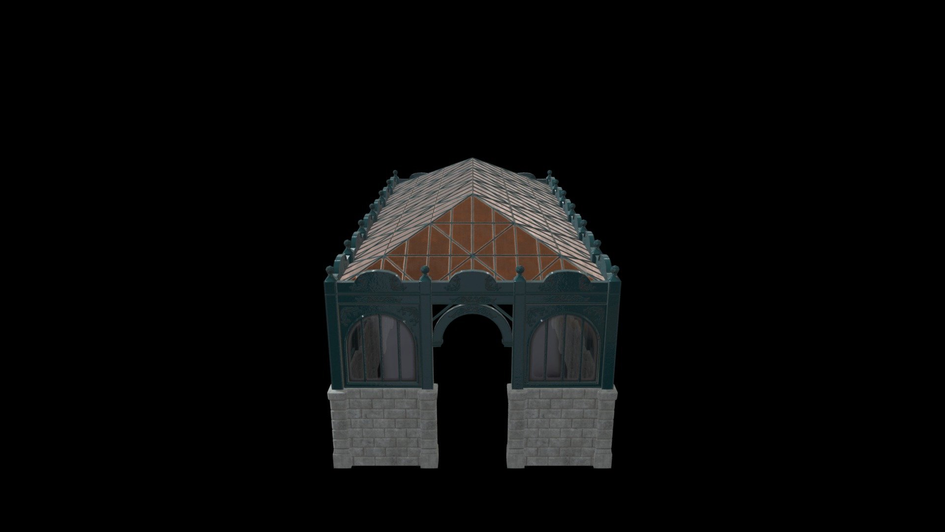 Market building, - 3D model by manche [458966f] - Sketchfab