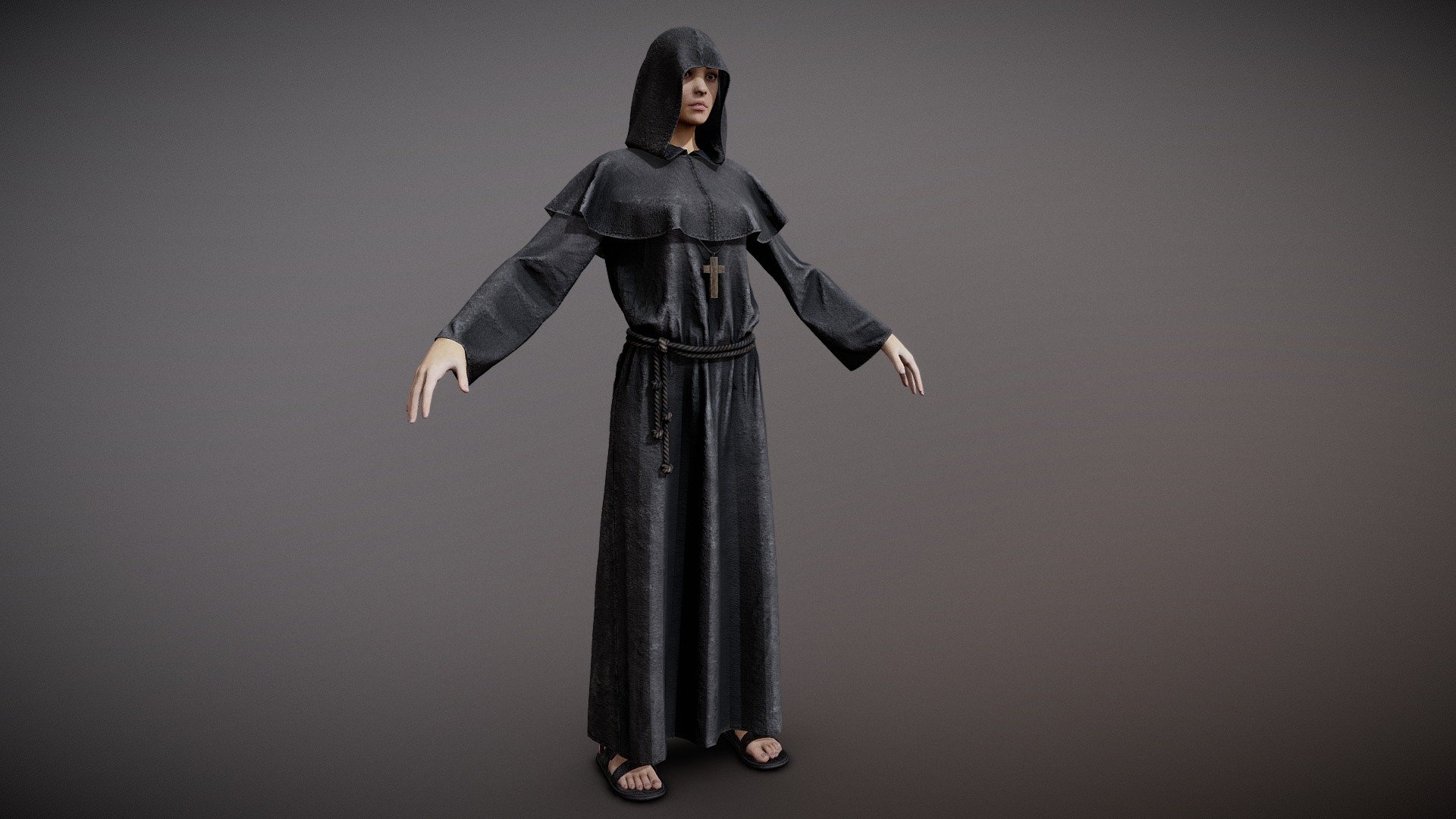 Female Priest - Buy Royalty Free 3D model by Quang Phan (@quangphan ...