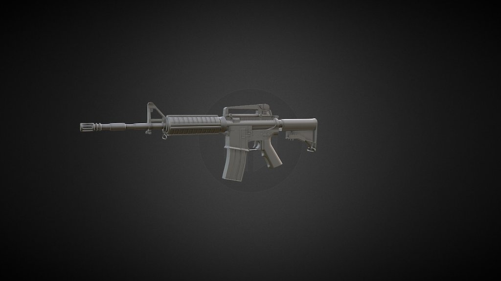 M4A1 High Poly - 3D model by AndrijaAlp [458a12a] - Sketchfab