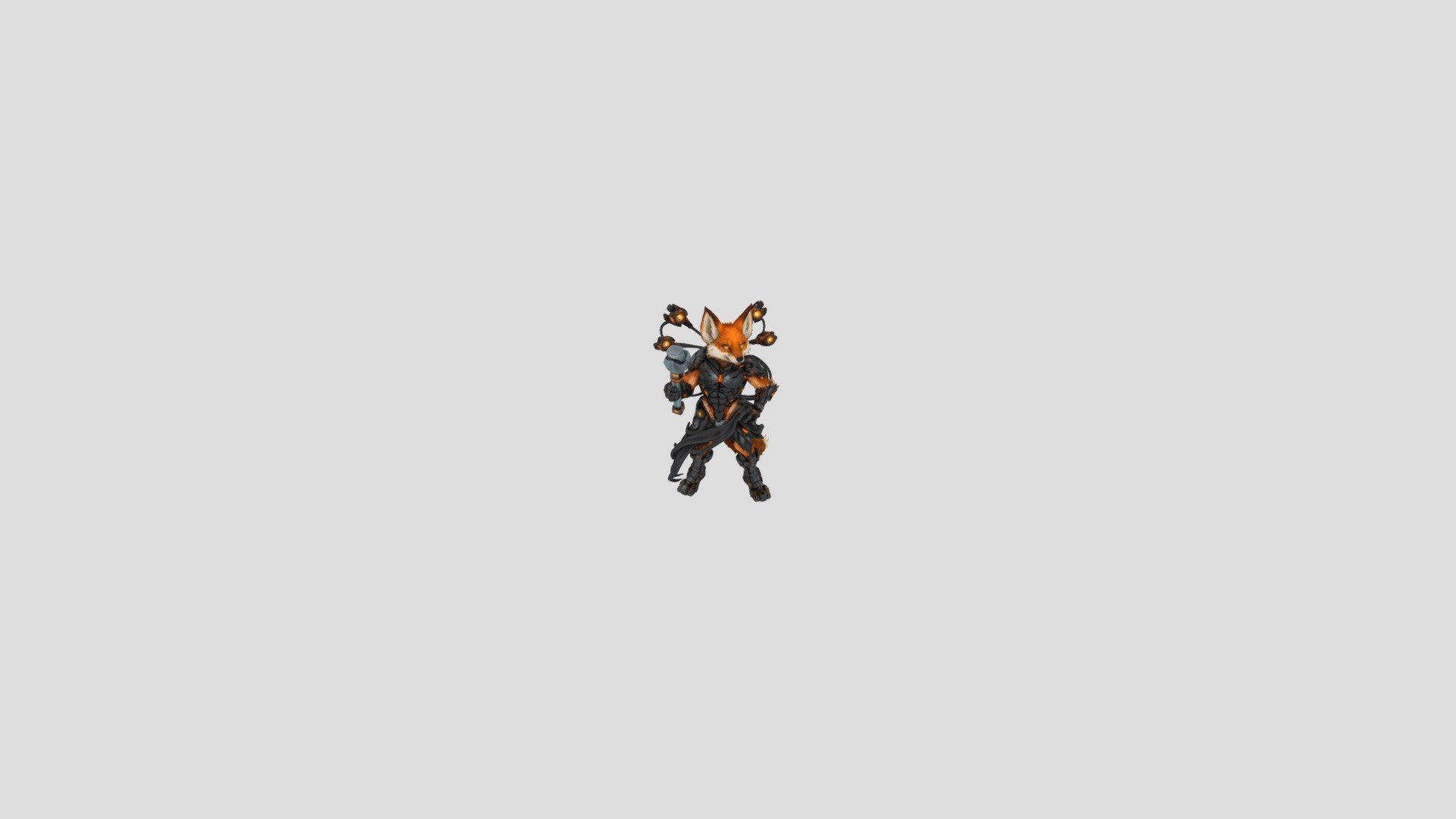 Inferno Fox - 3D model by Fancy_bye [458c4f5] - Sketchfab