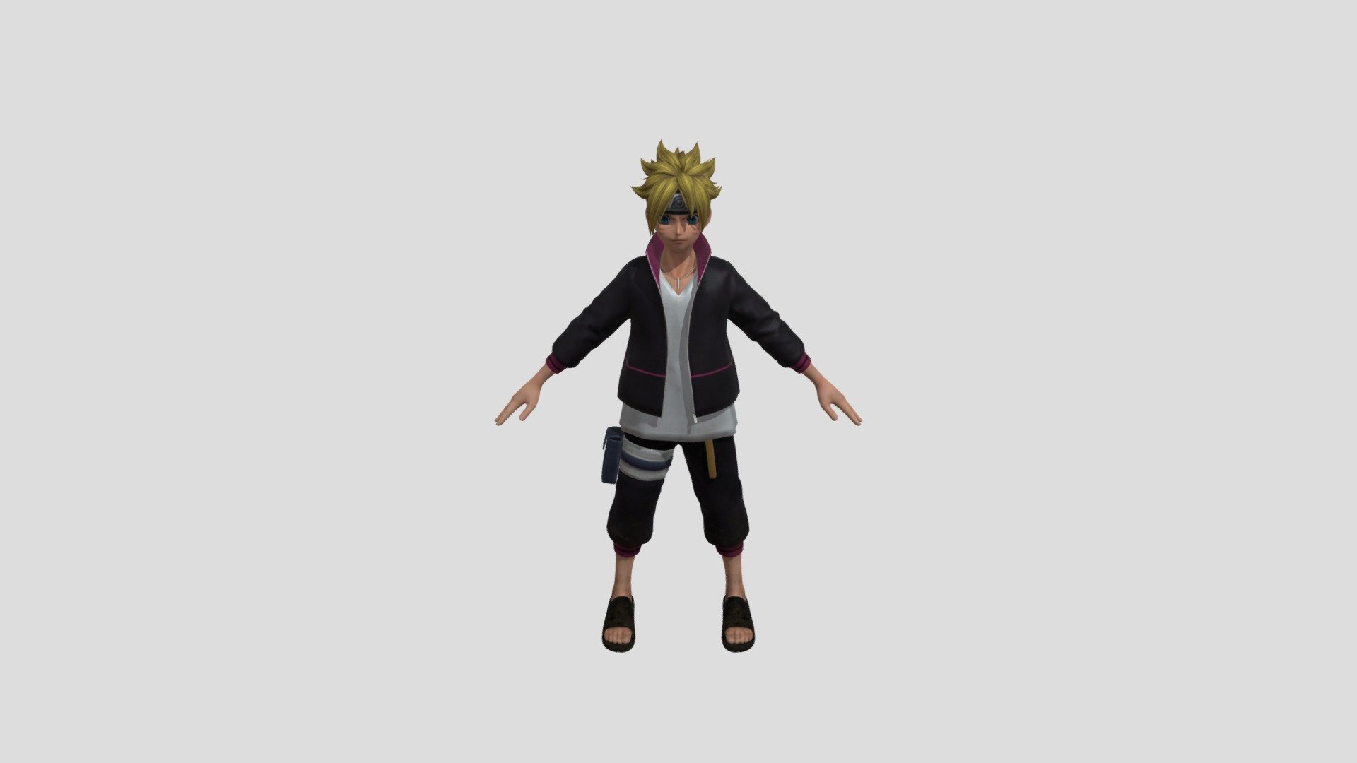 Boruto Real - Download Free 3D model by bgang0892 [458de04] - Sketchfab