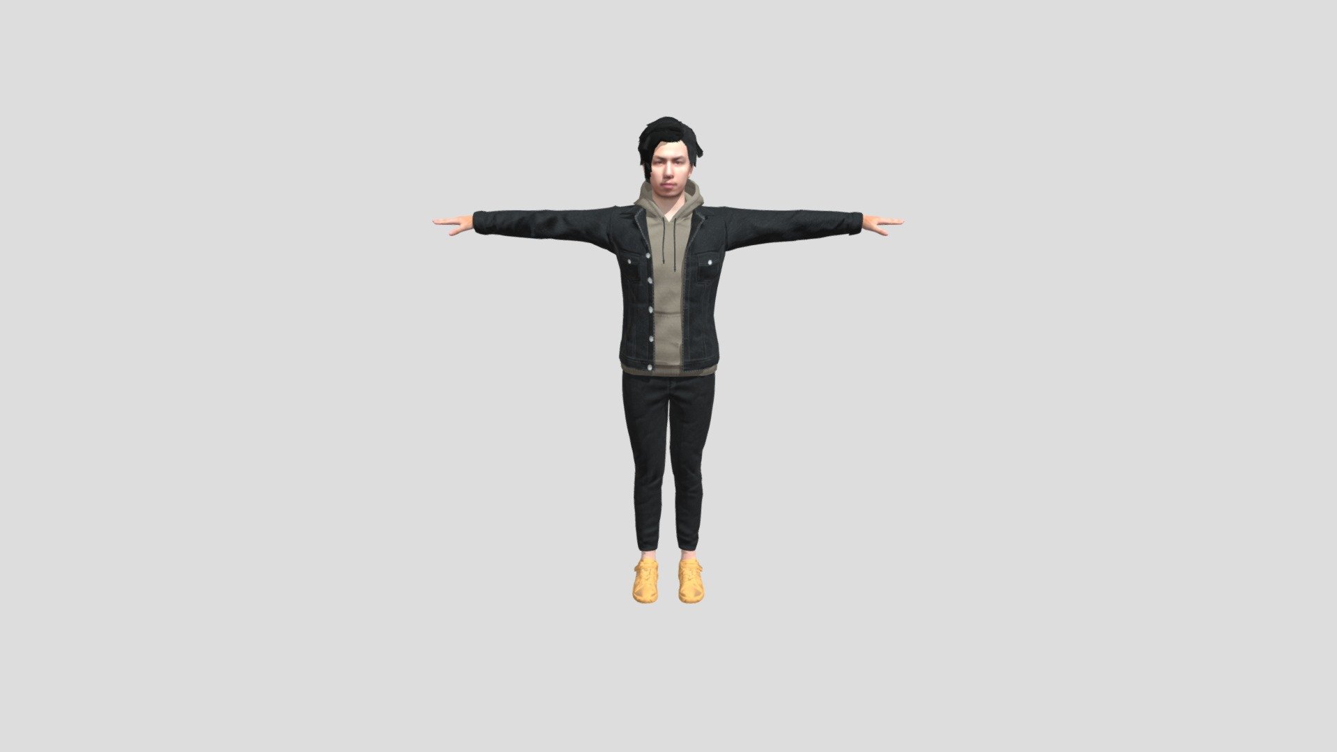 man T pose - 3D model by Zainnaufal [458e10a] - Sketchfab