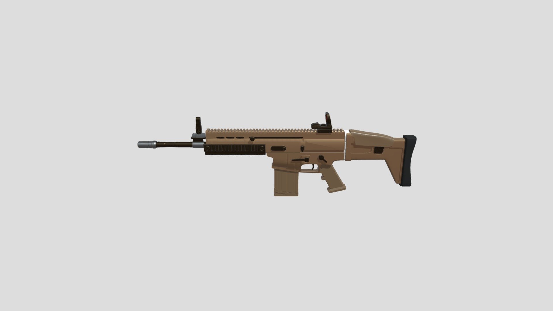 FN SCAR - Download Free 3D model by AlexMatei [458e5f5] - Sketchfab