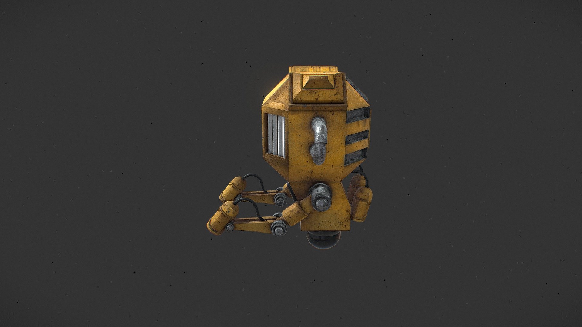 Hover Robot - 3D model by Bryan. (@bbediako) [459094f] - Sketchfab