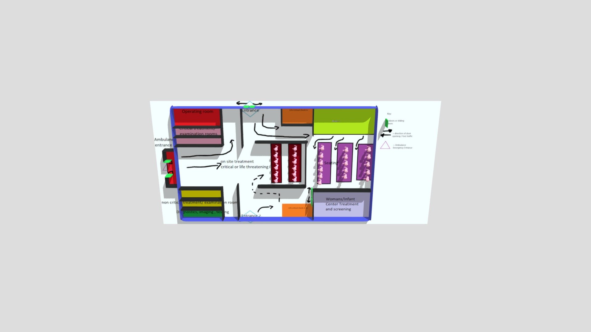 ER Room Concept Floor Plan - 3D model by hogslayer03 [4591dcb] - Sketchfab