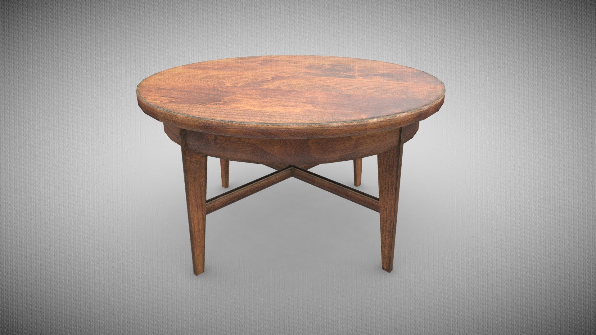 Wooden Table - 3D model by PolyForge (@polyforge3d) [459357f] - Sketchfab