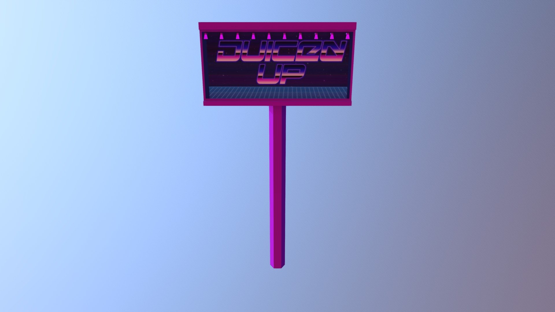 Low Poly Billboard - 3D model by Theking2 [45935fd] - Sketchfab
