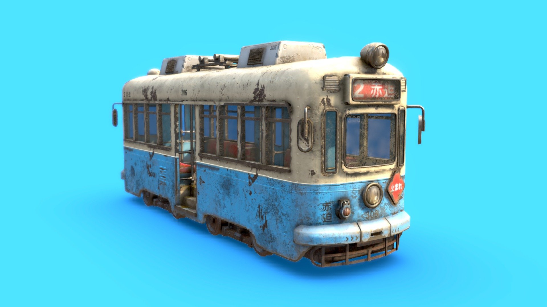 Old tramway - Buy Royalty Free 3D model by L3X [4593904] - Sketchfab Store