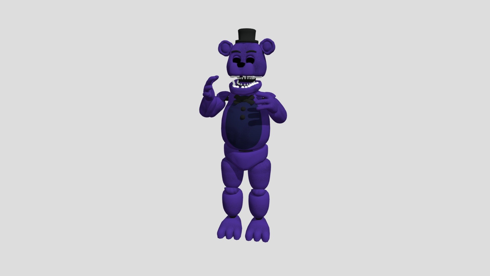 Splinks Rafa Purple Freddy FNAFSFM1 - Download Free 3D model by ...