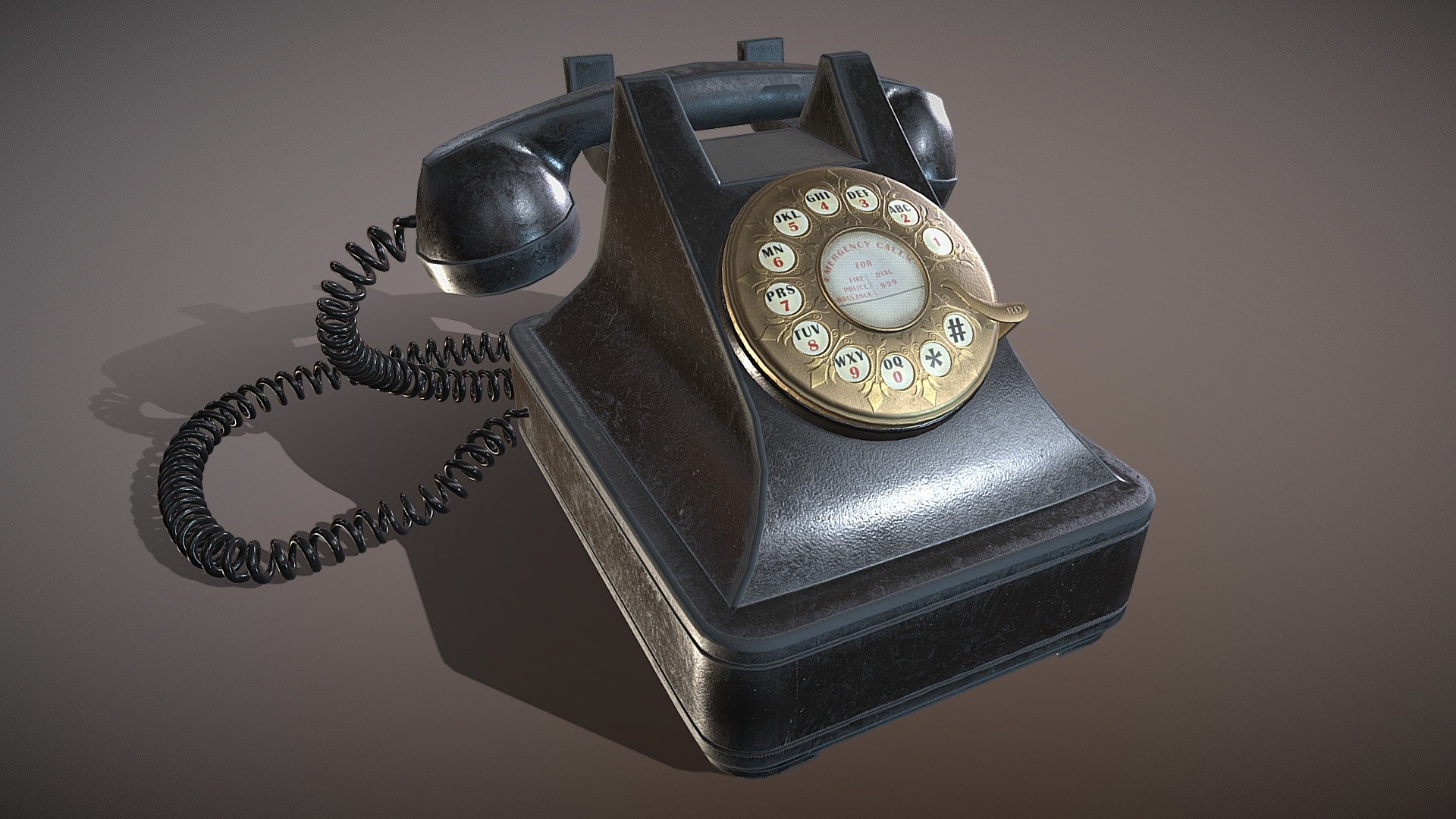 Vintage Asset Pack : Phone - 3D model by Marie Infantino ...