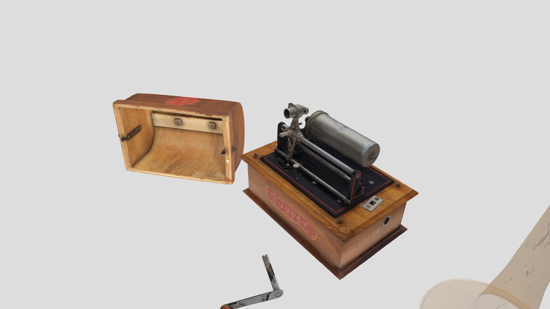 Fonògraf - 3D model by MNACTEC [45961f2] - Sketchfab