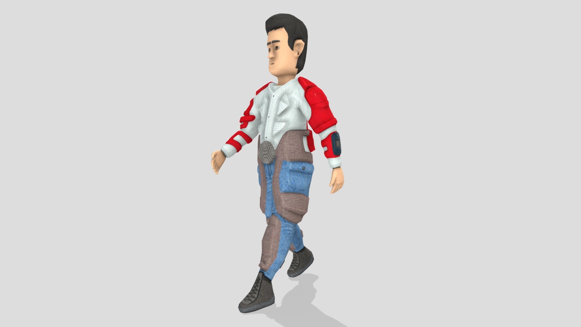 A man in strange clothes - 3D model by Bulat Kasimov (@BulatKasimov ...