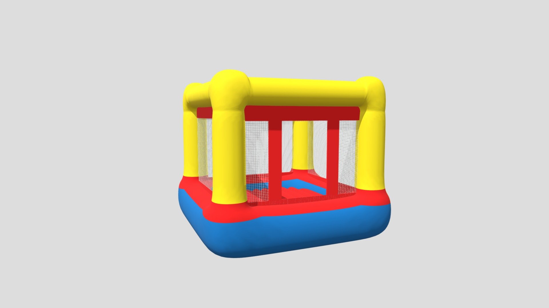 Inflatable trampoline. - 3D model by kak.alinka [4598192] - Sketchfab
