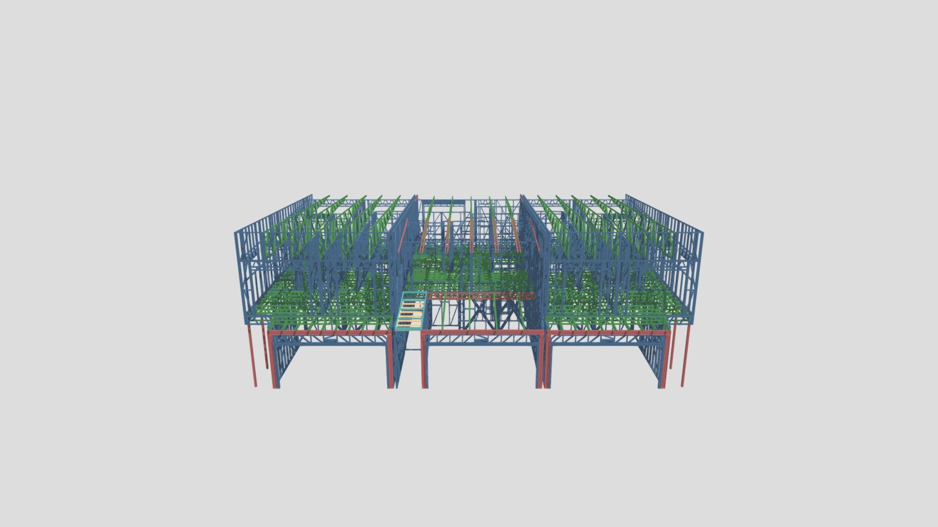 5218 Building 8 TH16-TH17-TH18 - 3D model by Australian Framing ...