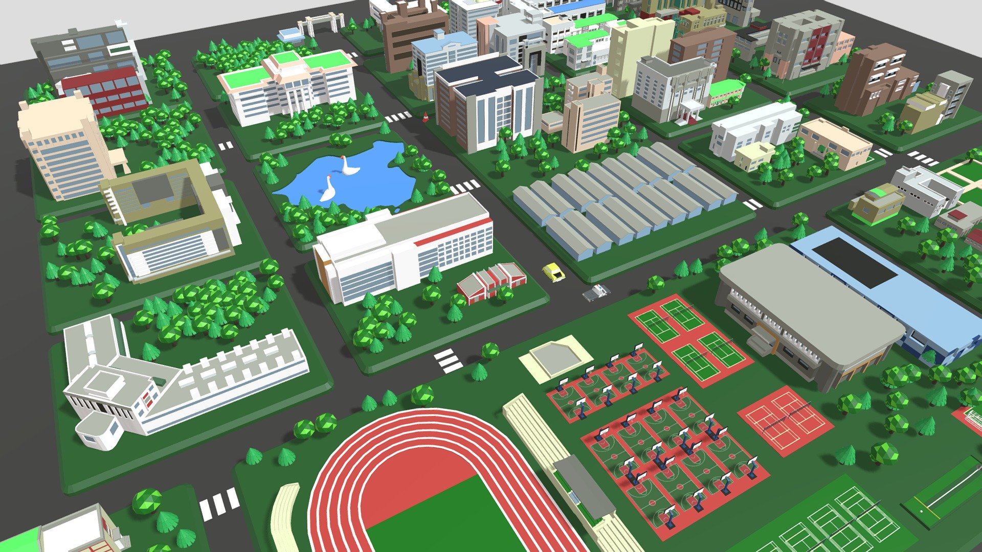 National Chung Hsing University 國立中興大學 3d Model By Ru Amyliu1810