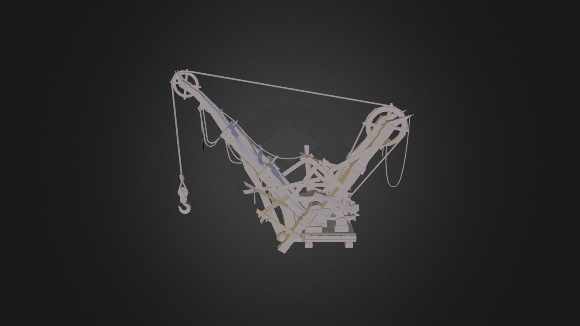 Solid Crane - 3D model by Backstrom [459a739] - Sketchfab