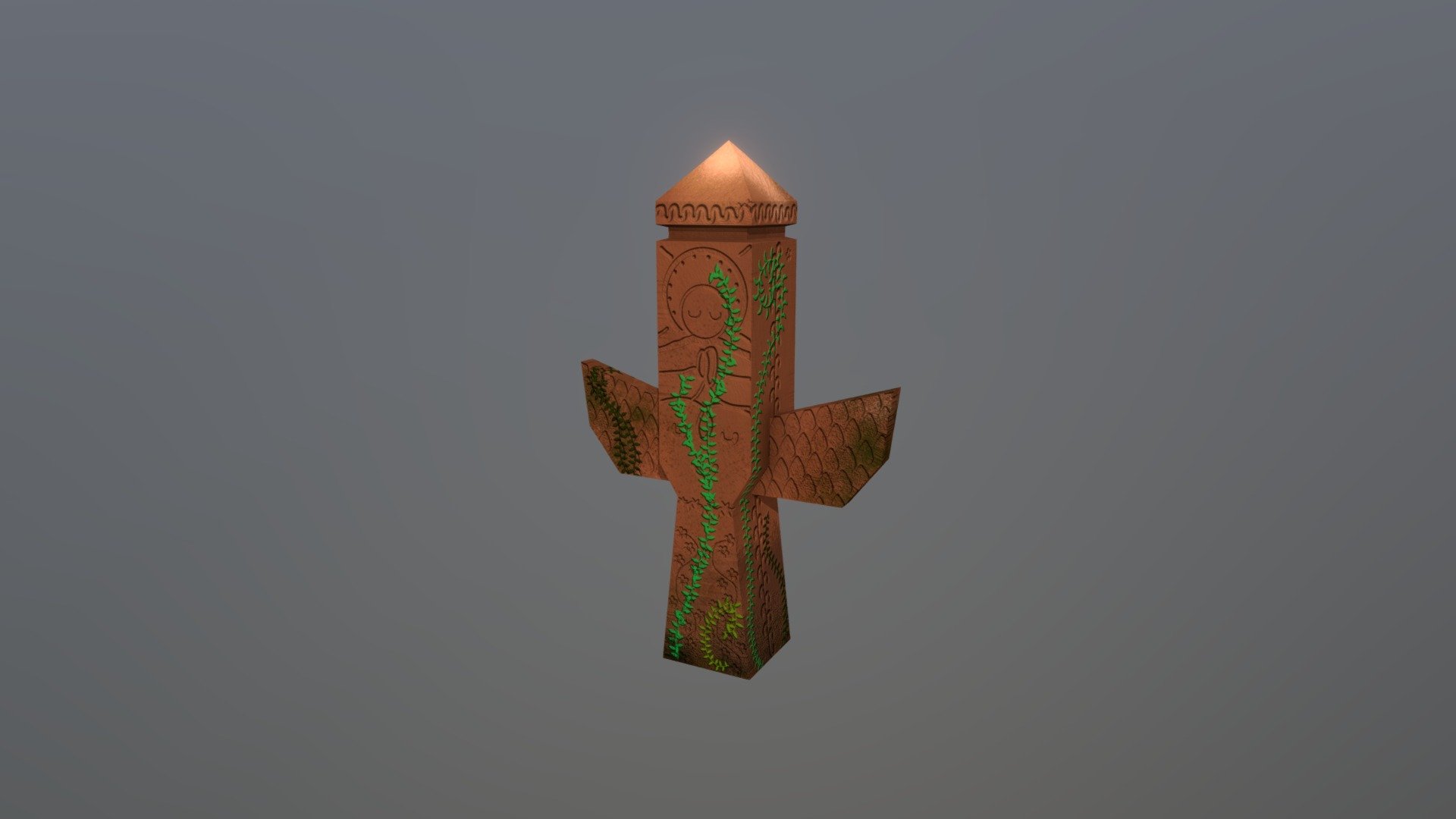 "Christian" Totem - 3D model by enchantrelle [459bd15] - Sketchfab