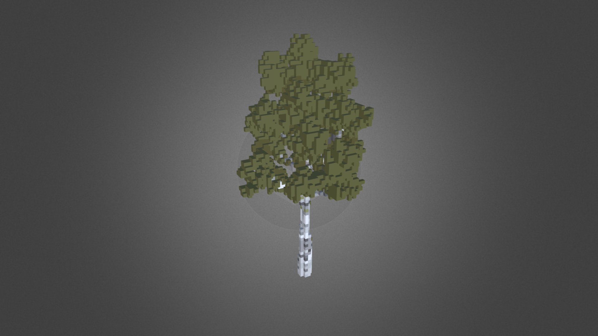 Birch Tree Voxel - Download Free 3D model by WaxFreeOintment [459f53f ...