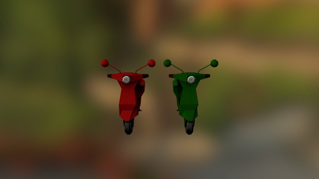 Prop_Scooter - 3D model by gaetan.paepe [459f86b] - Sketchfab