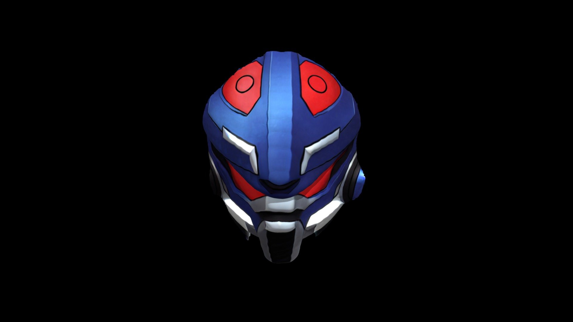 Helmet Mask Robot Cartoon 1091 - Download Free 3D model by klrxyz ...