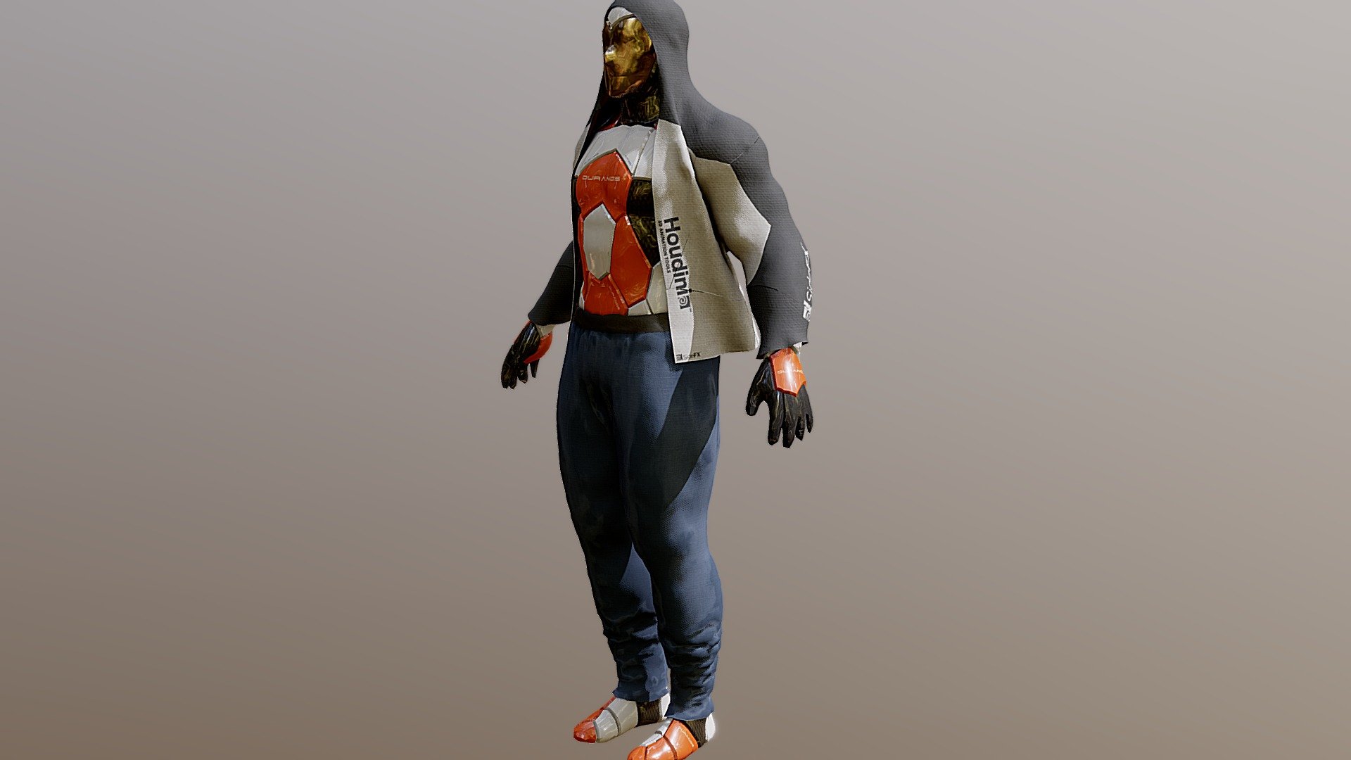 Procedural Hard Surface Modeling Test 10 043 3d Model By Asaito