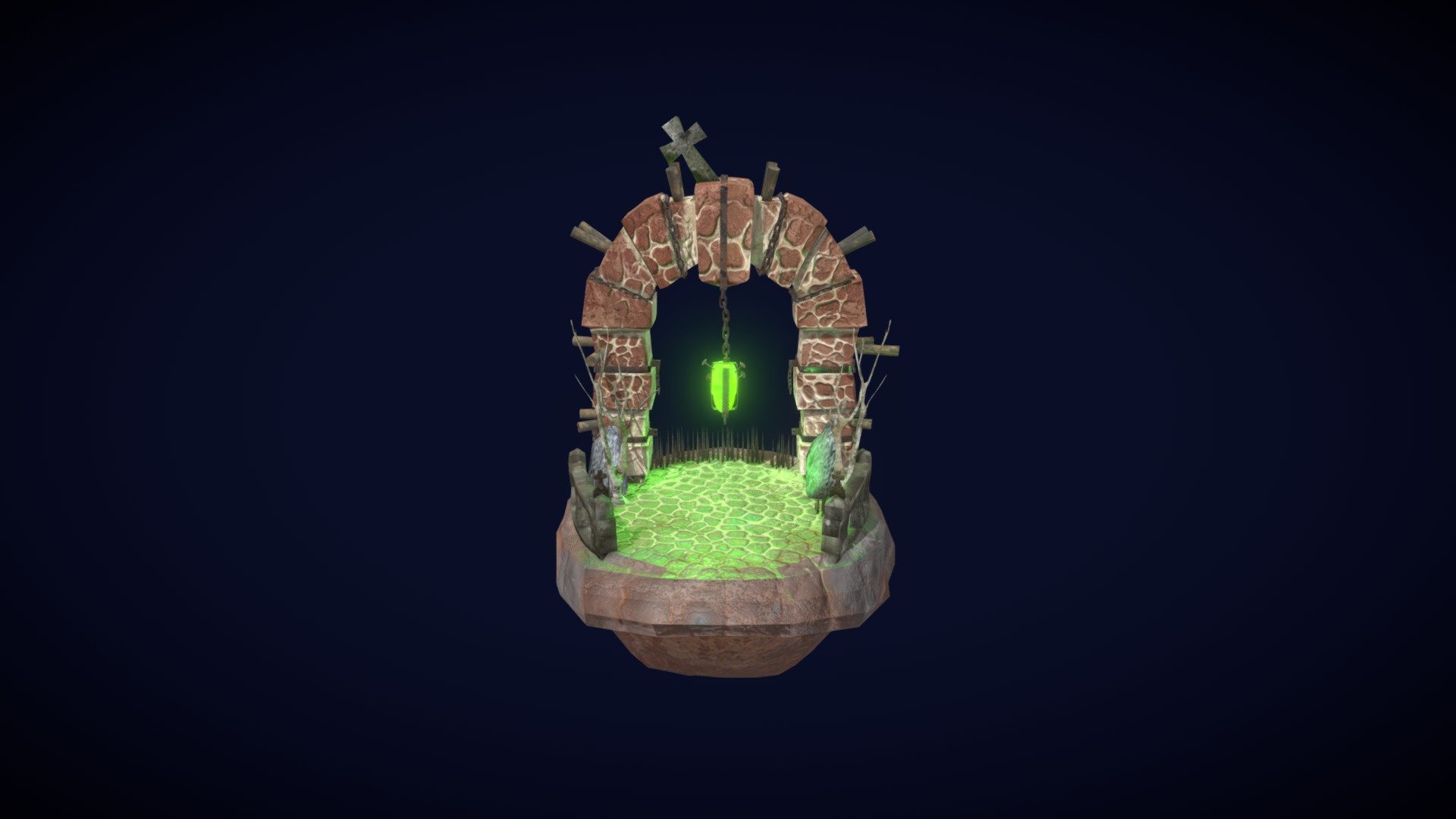 Hell Door - 3D model by Gurpreet Singh (@shan3d) [45a2c31] - Sketchfab