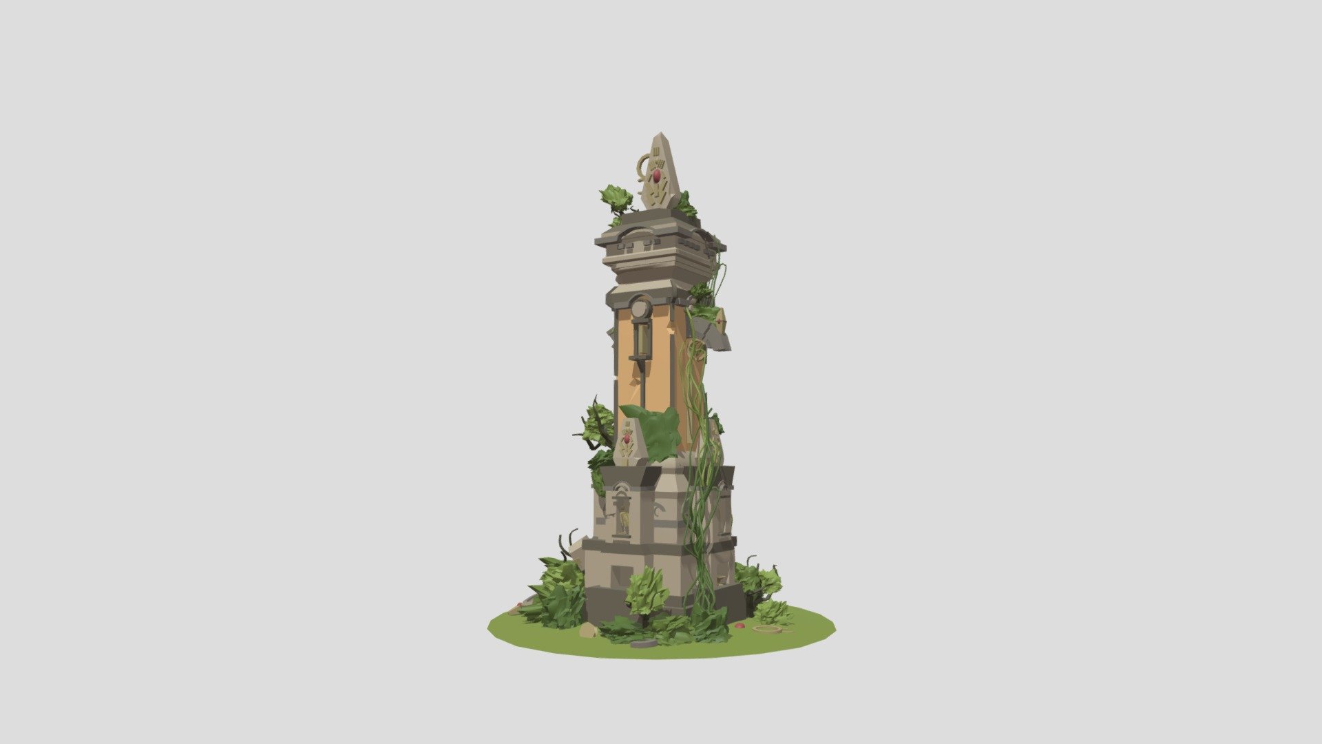 Monument - Download Free 3D model by p4v10v4rt [45a4aed] - Sketchfab