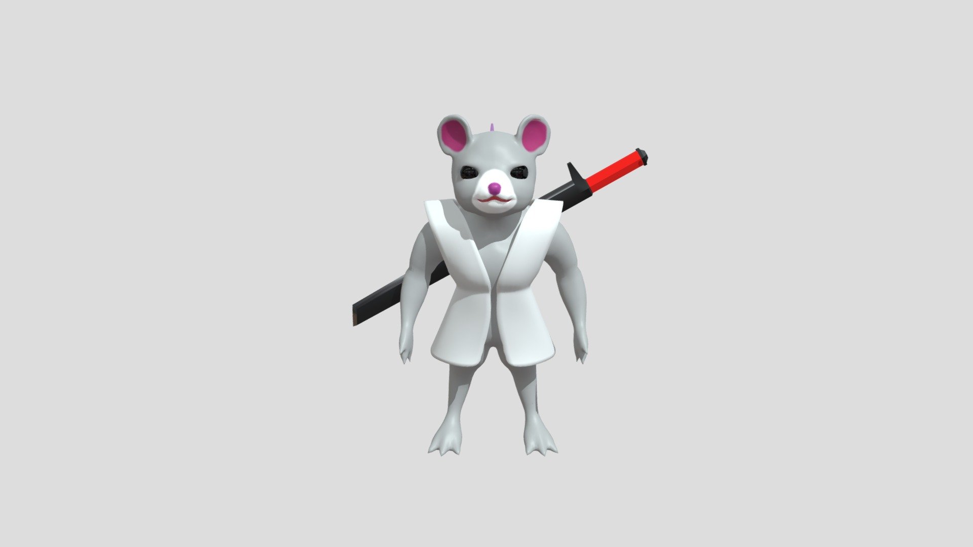Samurai Rat Light Version - Download Free 3D model by САНЯ ...