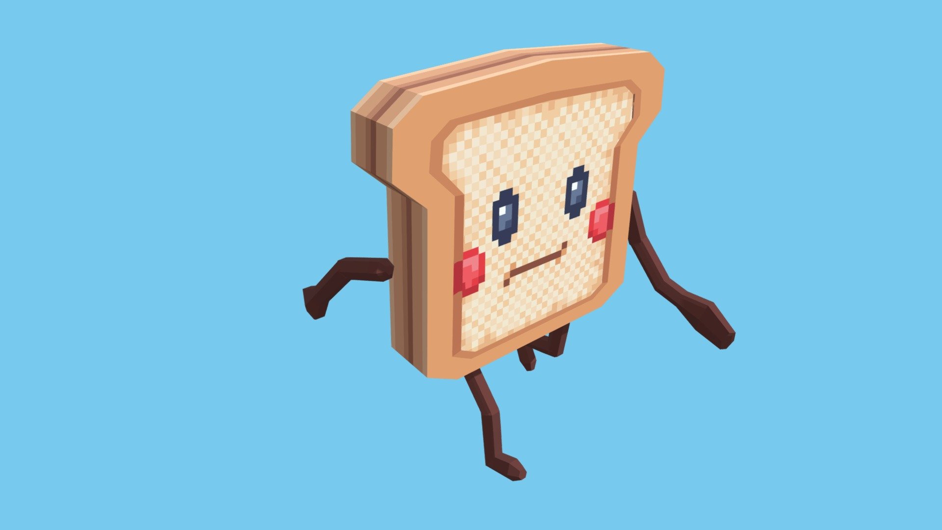 Toasty Mc Toastface - Download Free 3D model by ksamra [45a52c2 ...