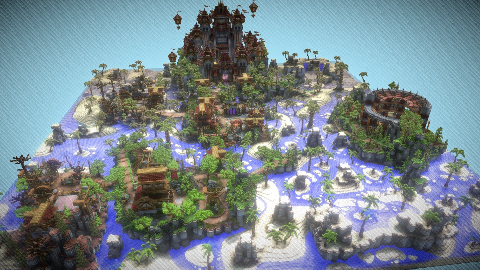 Redspire - Spawn - 700x680 - 3D model by HarmonyStudios (@HarmonyTeamMC ...