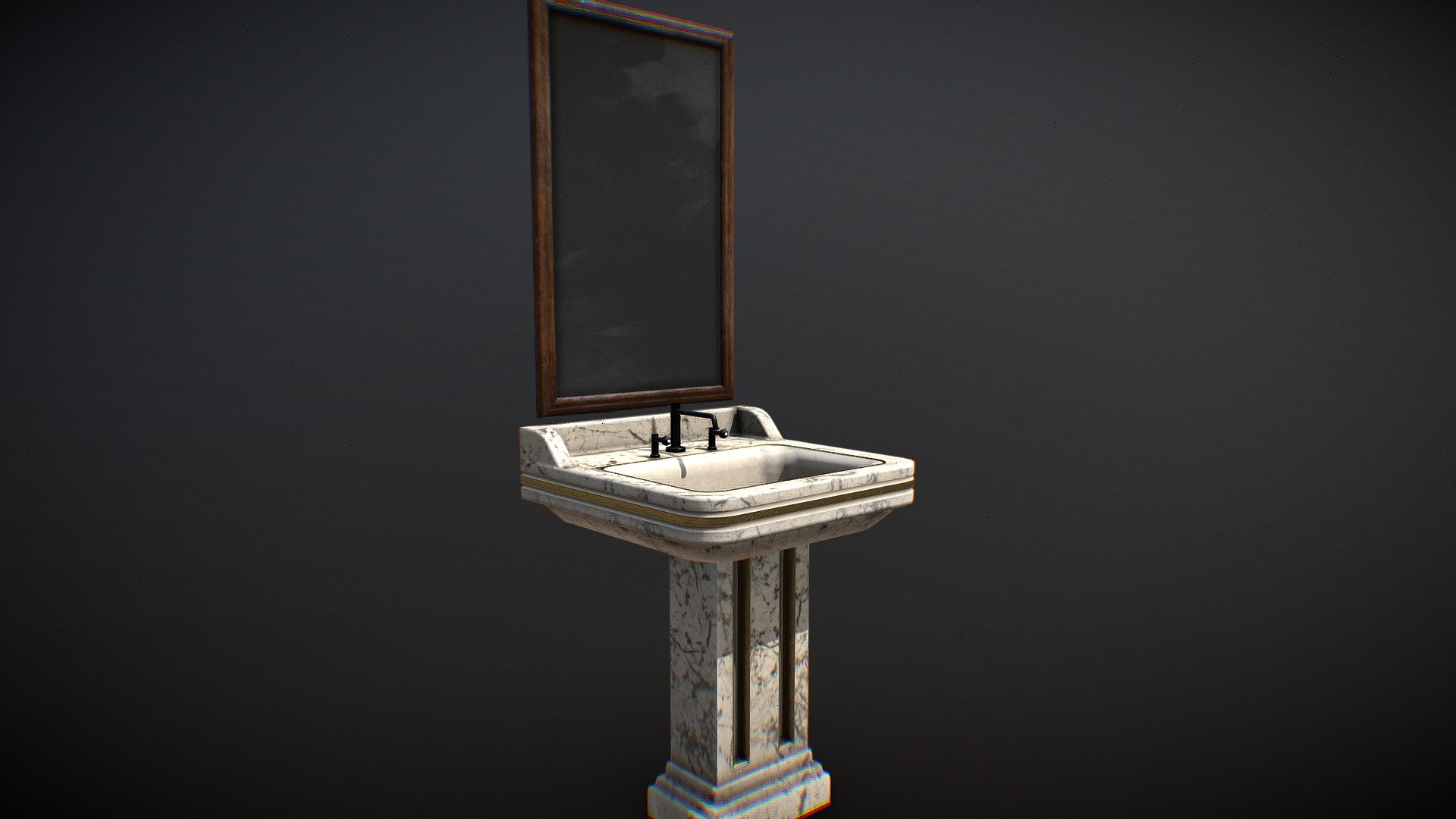 Bathroom Sink | Low-Poly | Game-Ready - Download Free 3D model by kEam ...