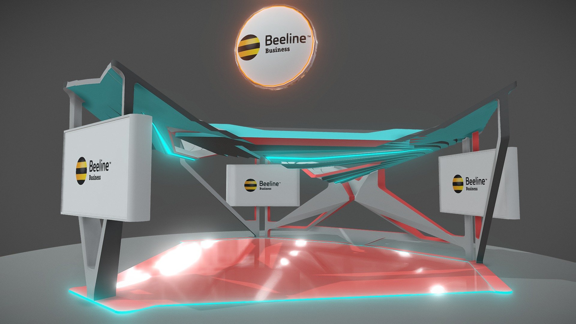 Beeline VOGEC stand - 3D model by vogec1 [45a8fde] - Sketchfab