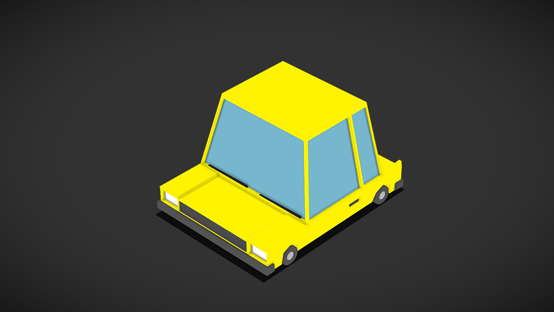 Low-Poly Old Style Car [FREE] - Download Free 3D model by Robin Butler ...